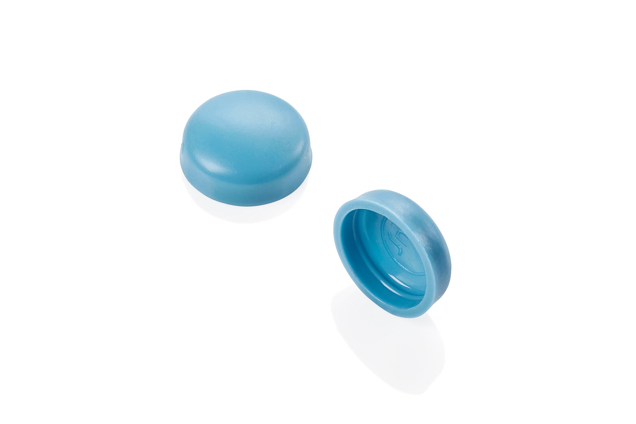 Sky Blue Screw Covers, 8/8 Snap-Caps | Pro-Dec