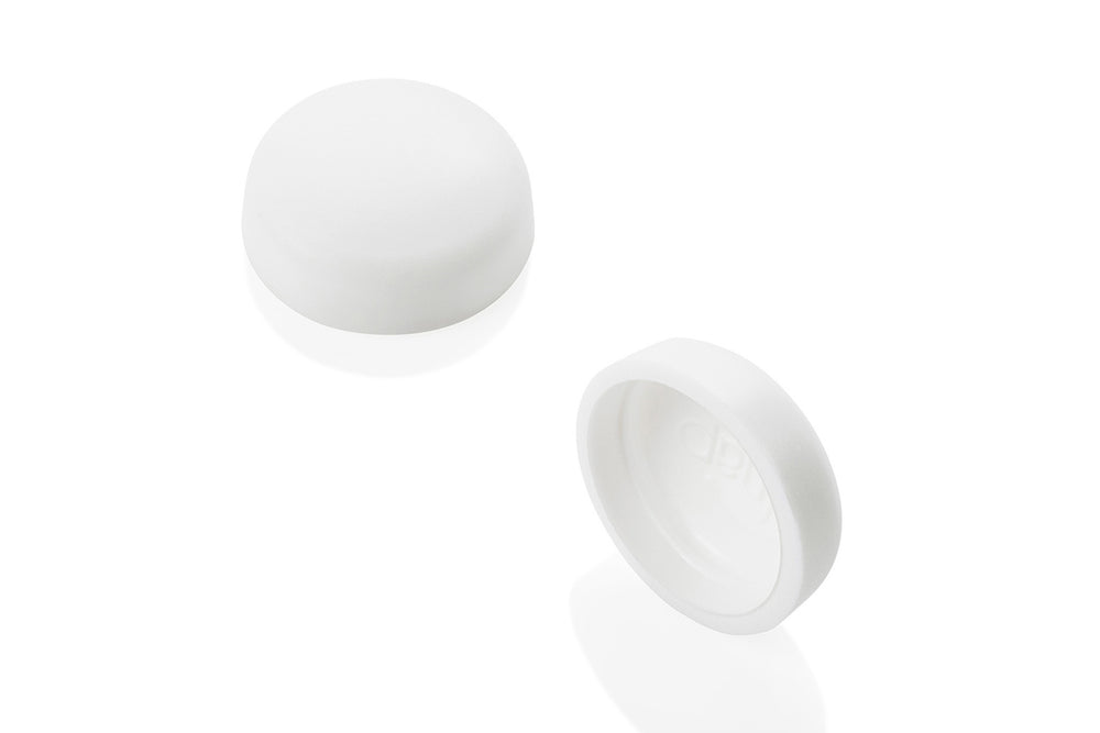 White Screw Covers, 12/12 Snap-Caps | Pro-Dec