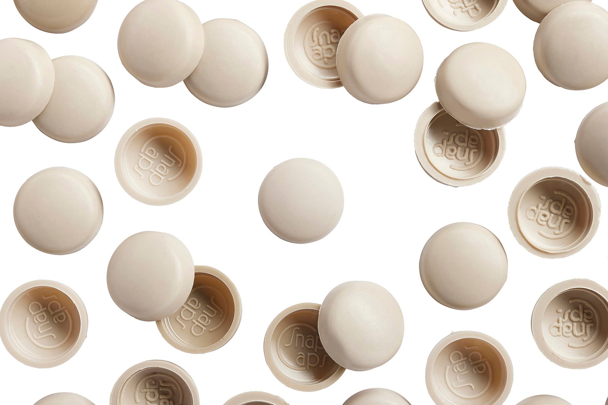 Pro-Dec Beige Screw Caps, 12/12 Snap-Caps - Made in USA