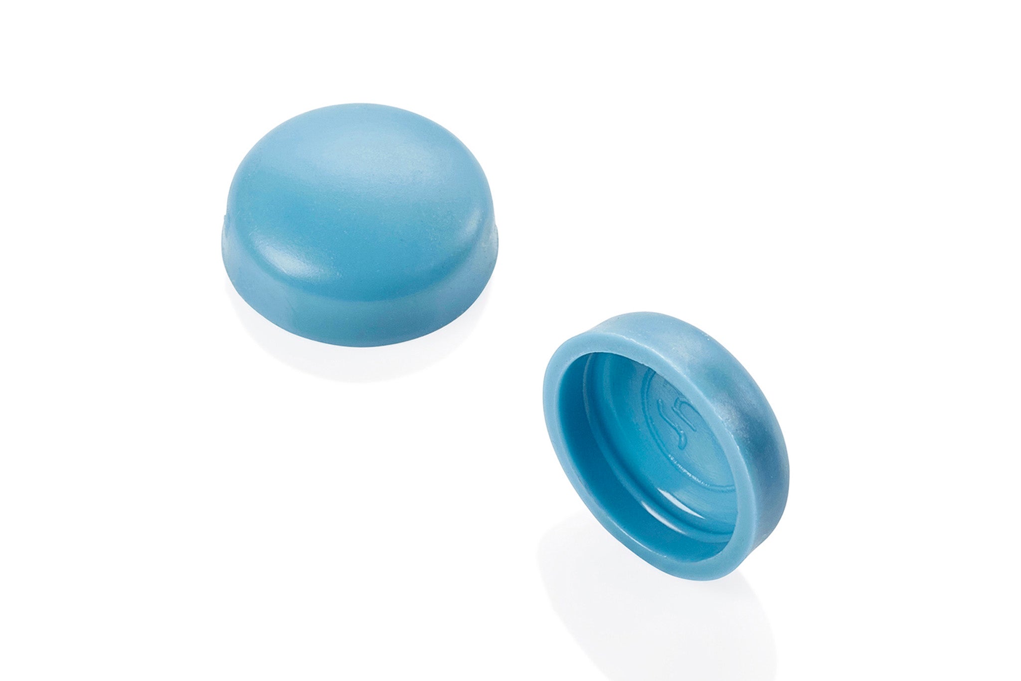 Sky Blue Screw Covers, 12/12 Snap-Caps | Pro-Dec