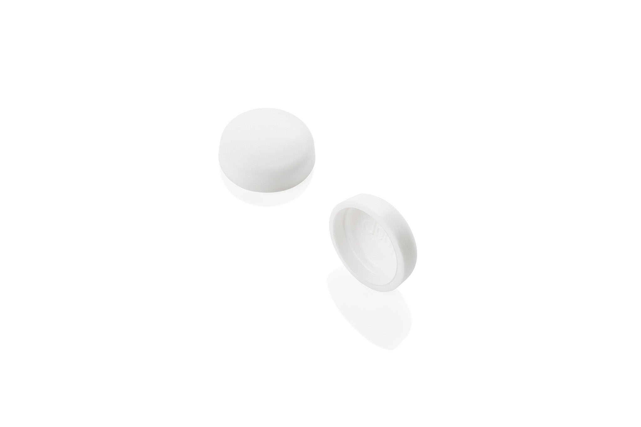 White Screw Covers, 3/3 Kappets | Pro-Dec