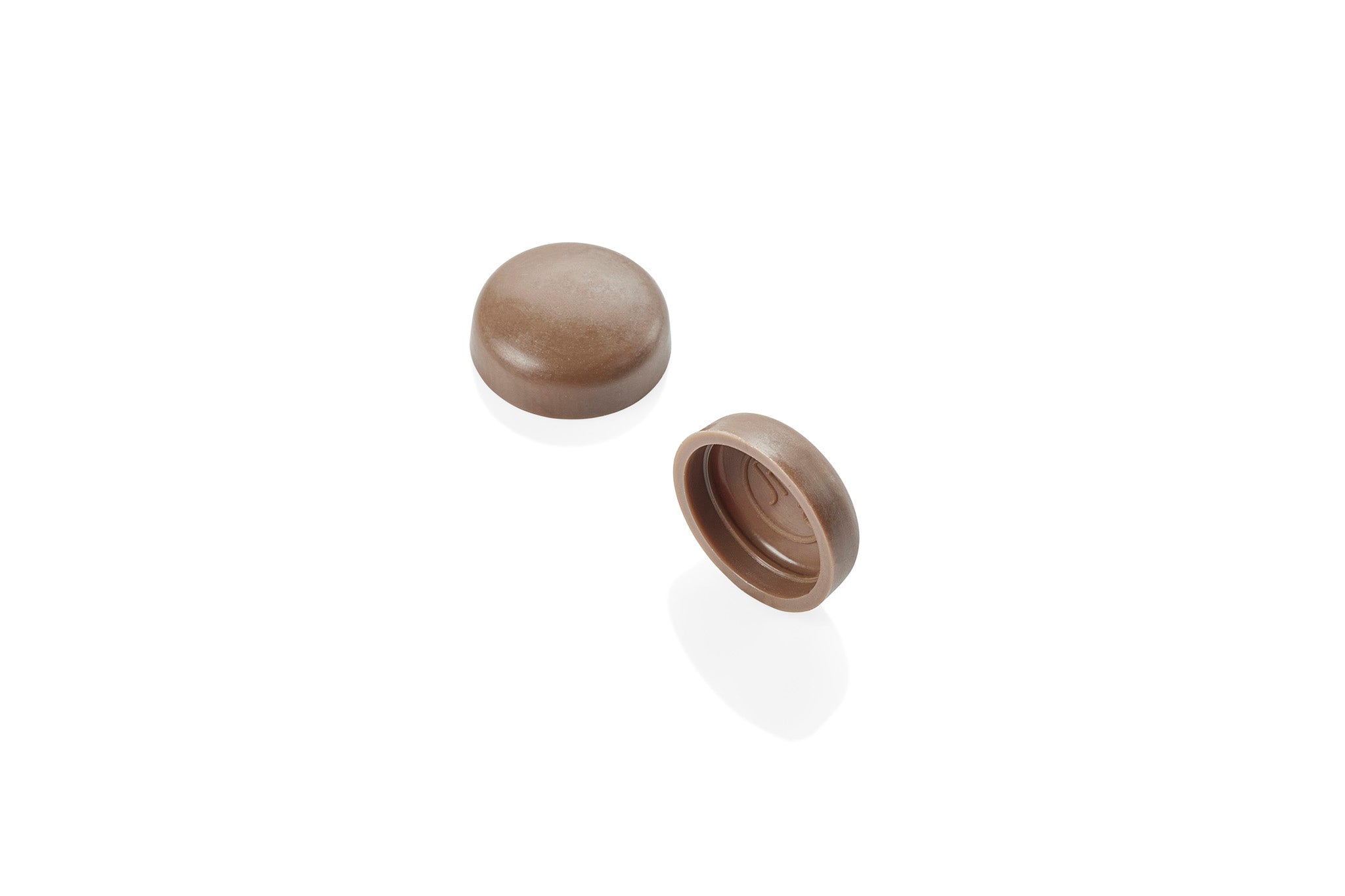 Nestle Brown Screw Covers, 3/3 Kappets | Pro-Dec