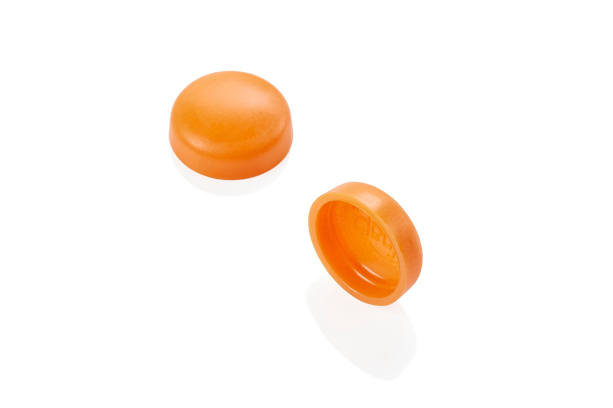 Orange Dip Screw Covers, 8/8 Snap-Caps | Pro-Dec
