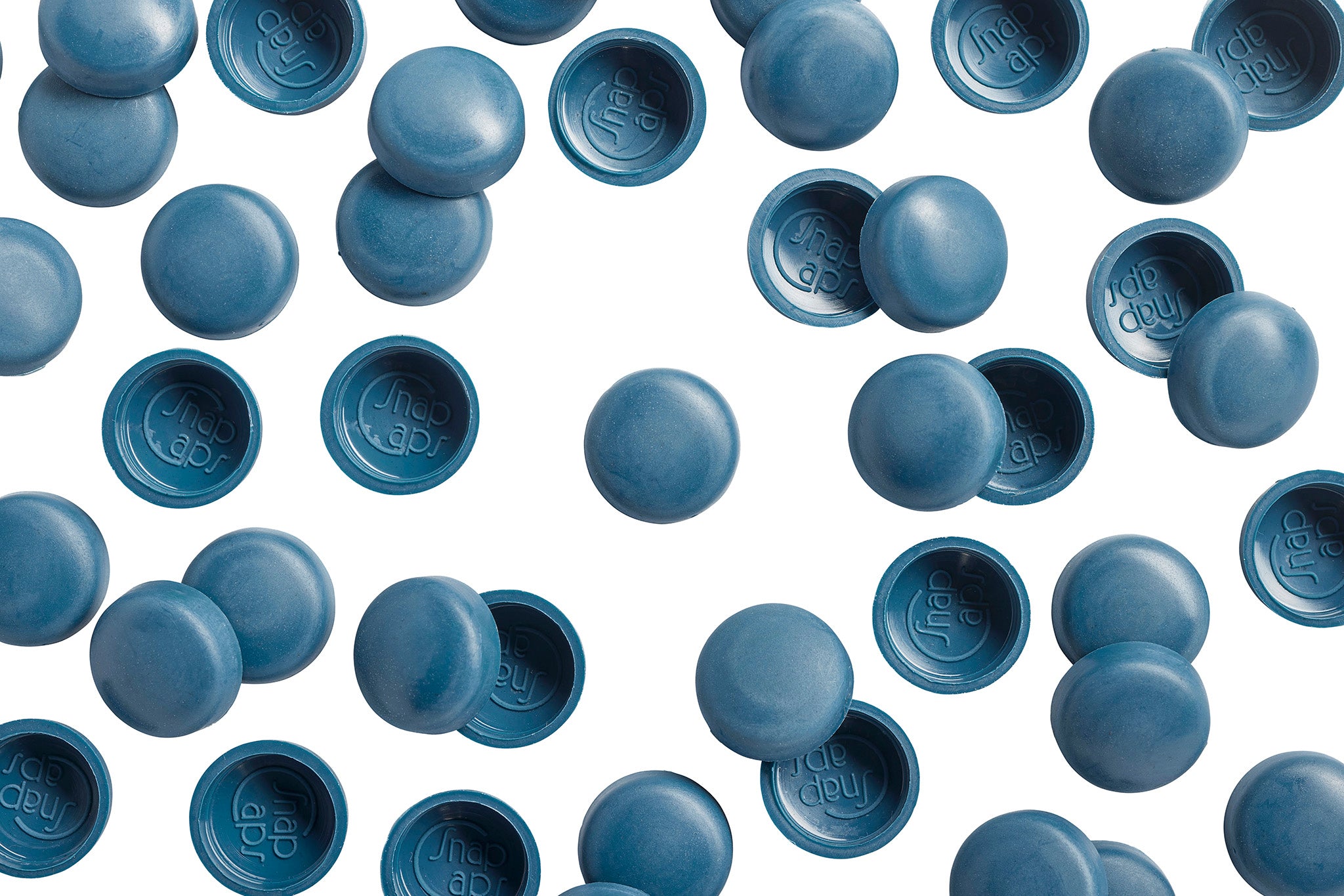 Pro-Dec Mid Blue Screw Covers, 8/8 Snap-Caps - Made in USA