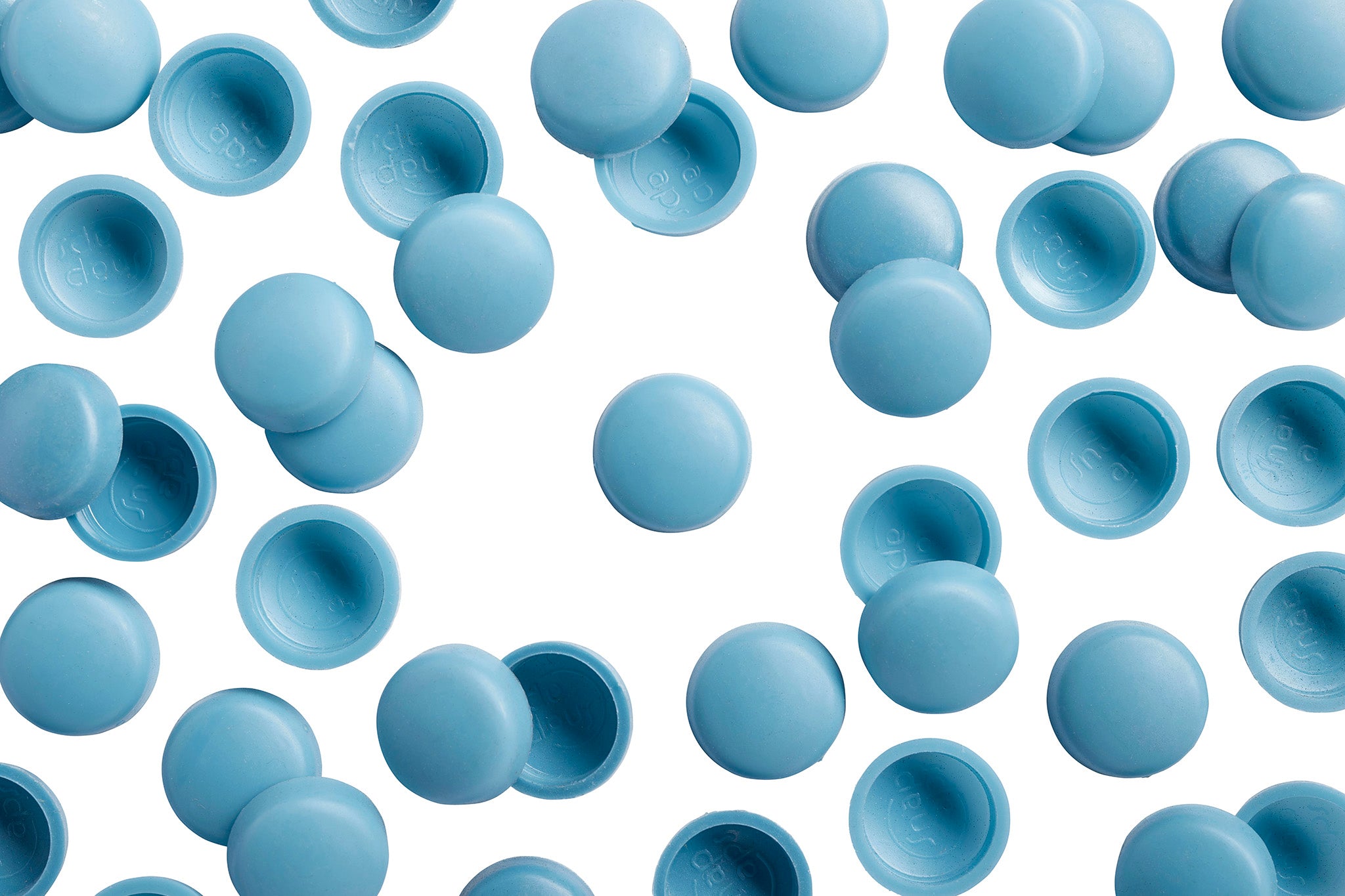 Pro-Dec Sky Blue Screw Covers, 8/8 Snap-Caps - Made in USA