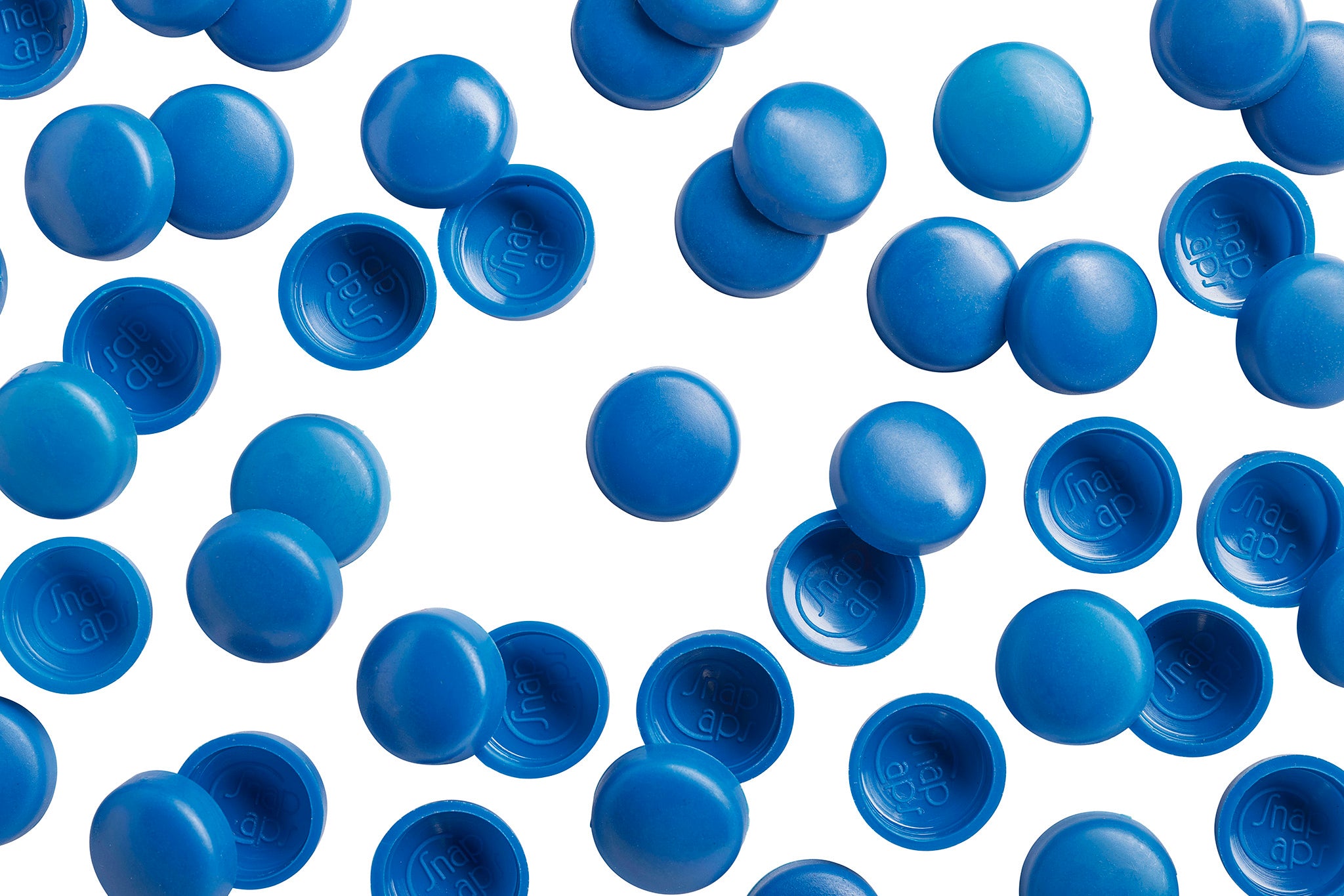 California Blue Screw Covers, 8/8 Snap-Caps | Pro-Dec