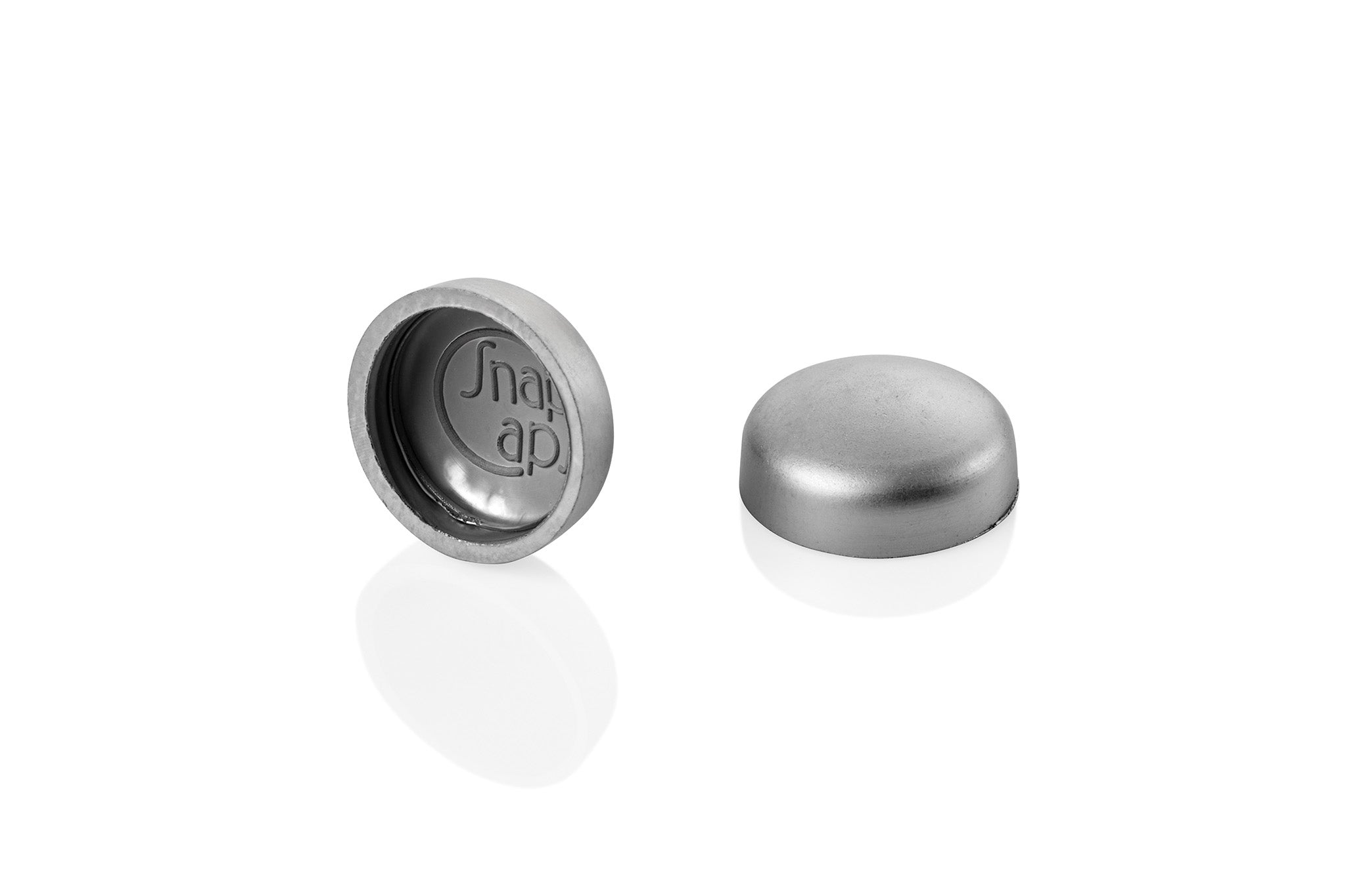 Satin Chrome Screw Covers, 8/8 Snap-Caps | Pro-Dec