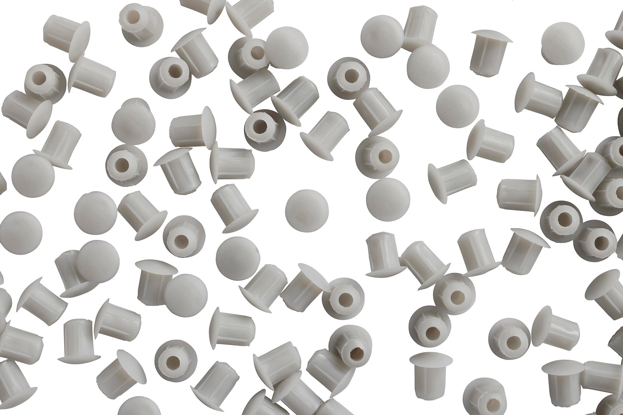 Pro-Dec Aluminum Tone Grey Hole Plugs, 5mm Hole-Caps - Made in USA