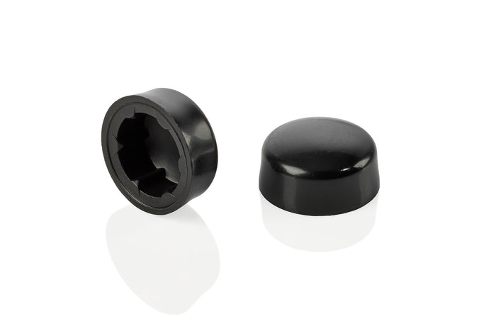 Black Bolt Covers, 1/2 inch Hex-Caps | Pro-Dec
