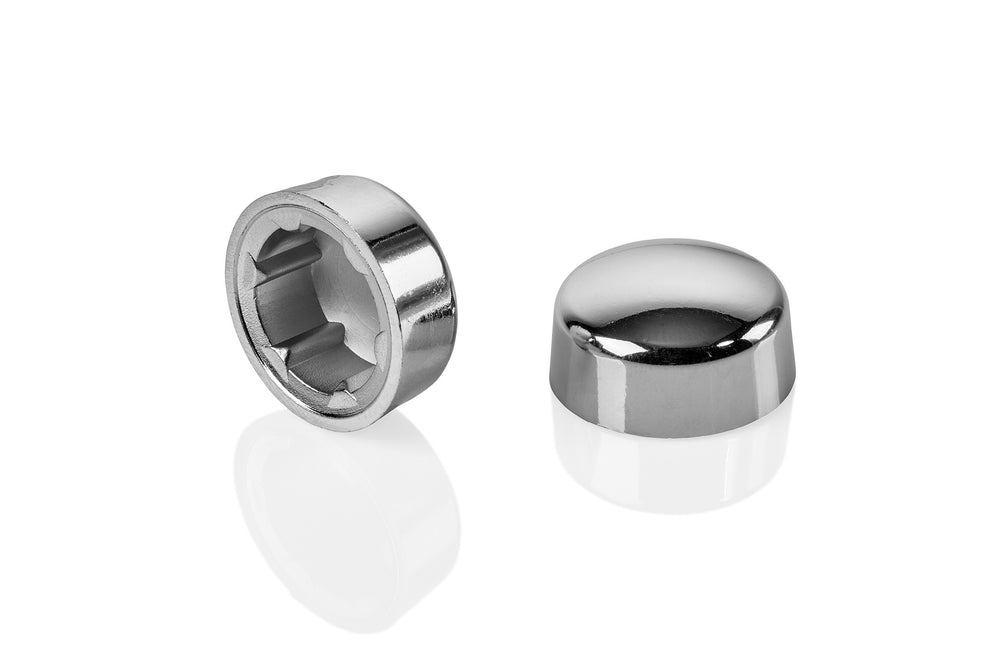 Chrome Bolt Covers, 1/2 inch Hex-Caps | Pro-Dec