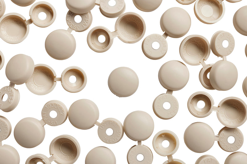 Pro-Dec™ Hinge Snap-Caps - Bulk Pricing on Hinged Screw Covers