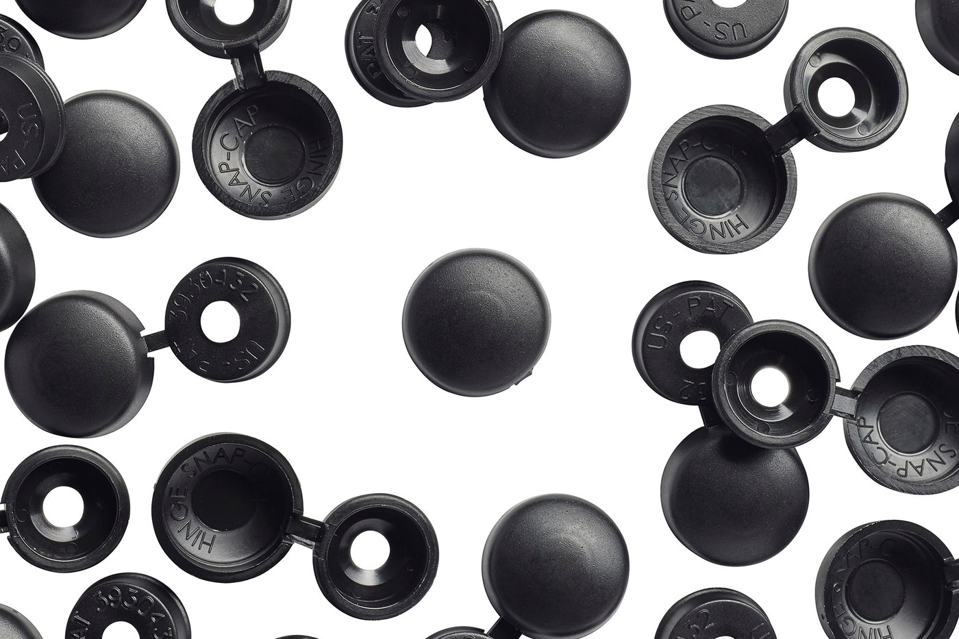 Pro-Dec™ Hinge Snap-Caps - Bulk Pricing on Hinged Screw Covers