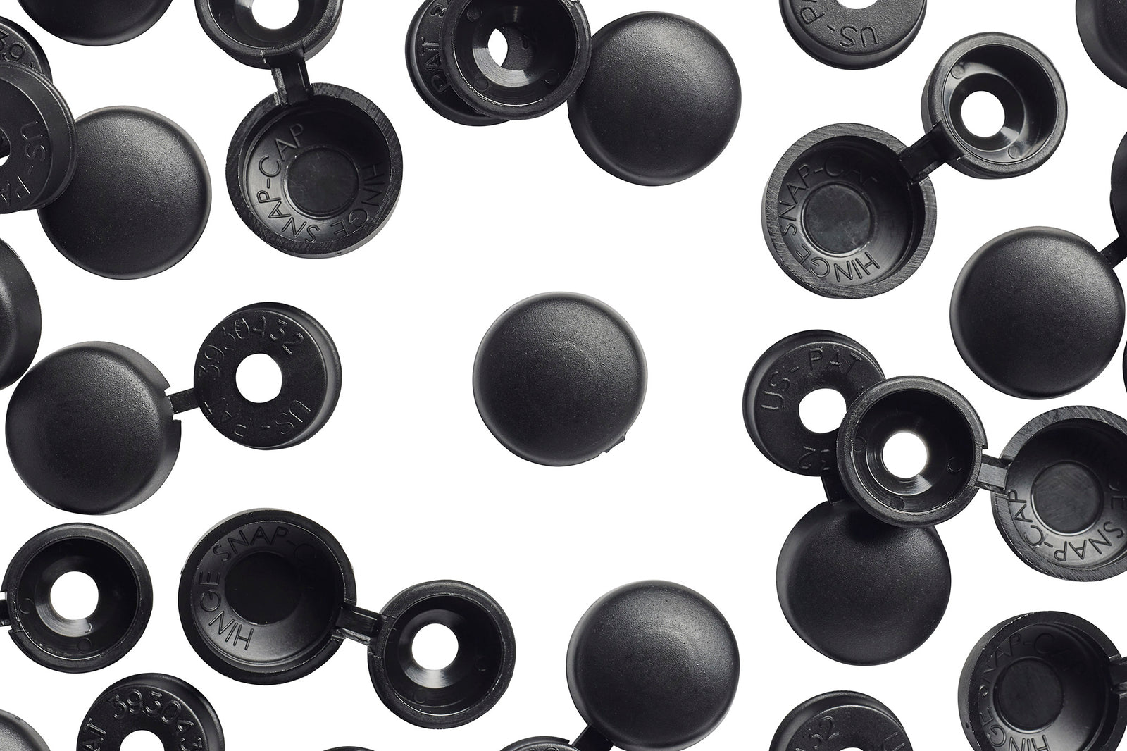 Pro-Dec™ Hinge Snap-Caps - Bulk Pricing on Hinged Screw Covers